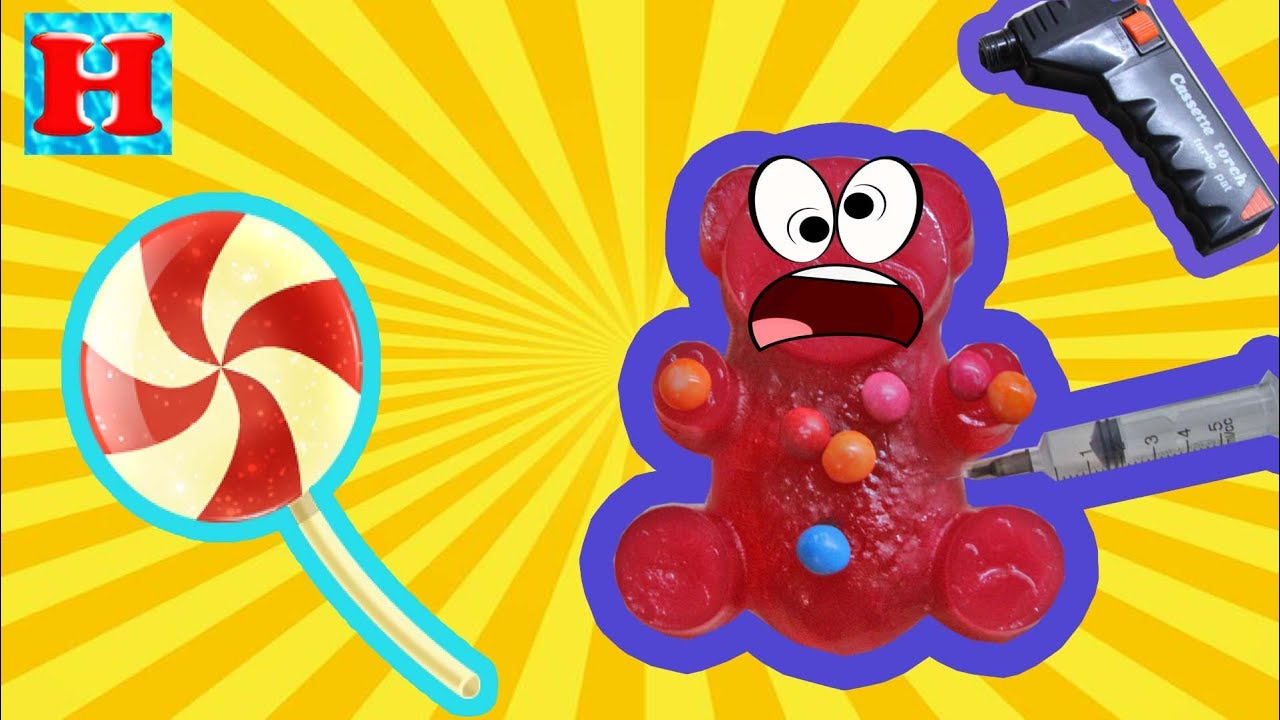 ЖЕЛЕЙНЫЙ МЕДВЕДЬ ВАЛЕРА У нас в гостях. JELLY BEAR VALERA CAME TO VISIT ...