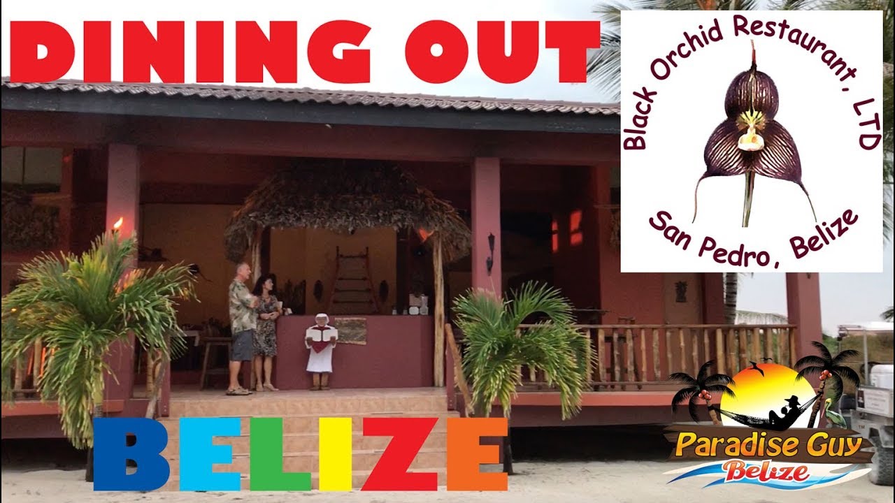 Dining Out at Black Orchid Restaurant on South Ambergris Caye, Belize ...