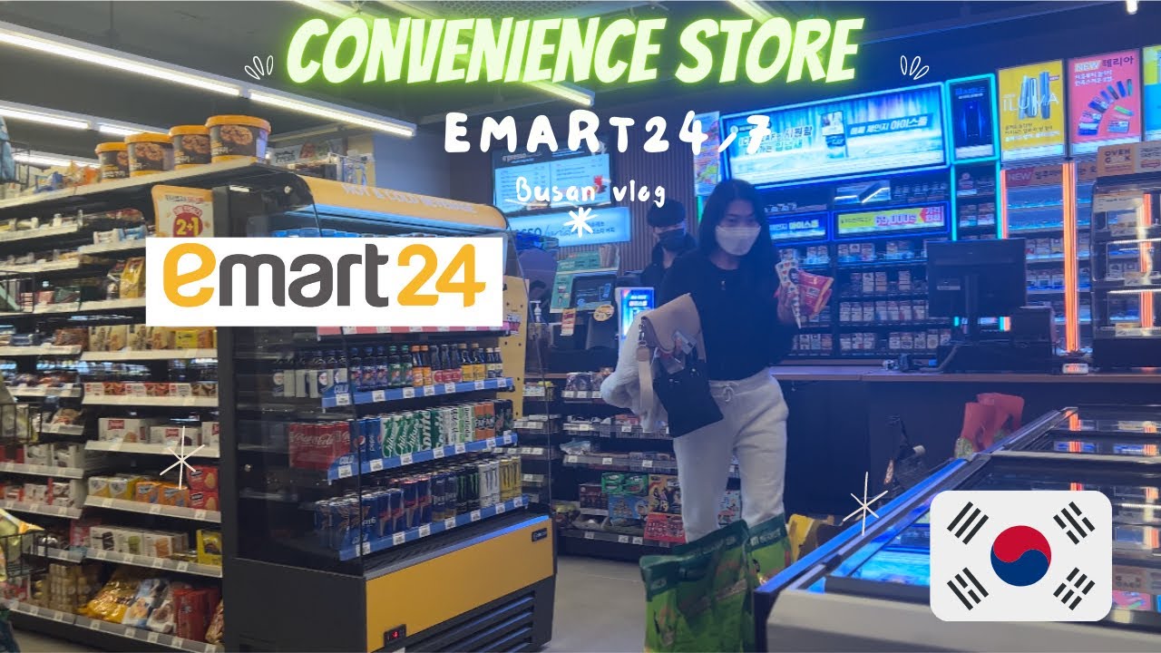 Emart24 near me Super convenient store in South Korea even rows food ...