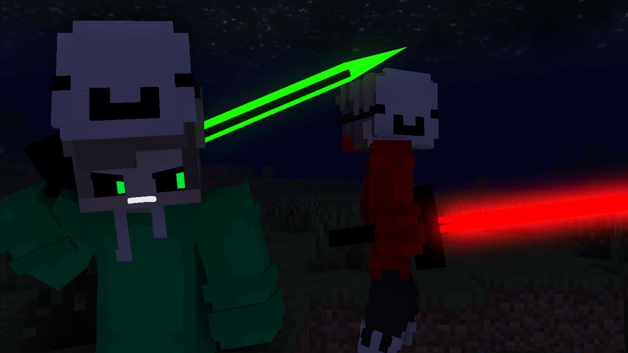Other Side Dream vs Nightmare minecraft animation - YouTube