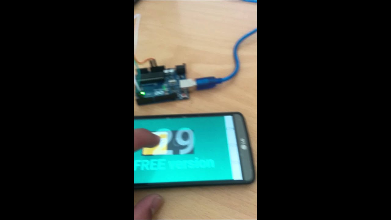 switching leds using REMOTE XY app - YouTube