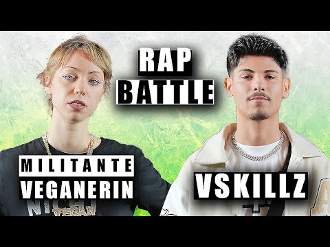 MILITANTE VEGANERIN vs. VSKILLZ (Rapbattle eskaliert) Big Difference 🔥🔥