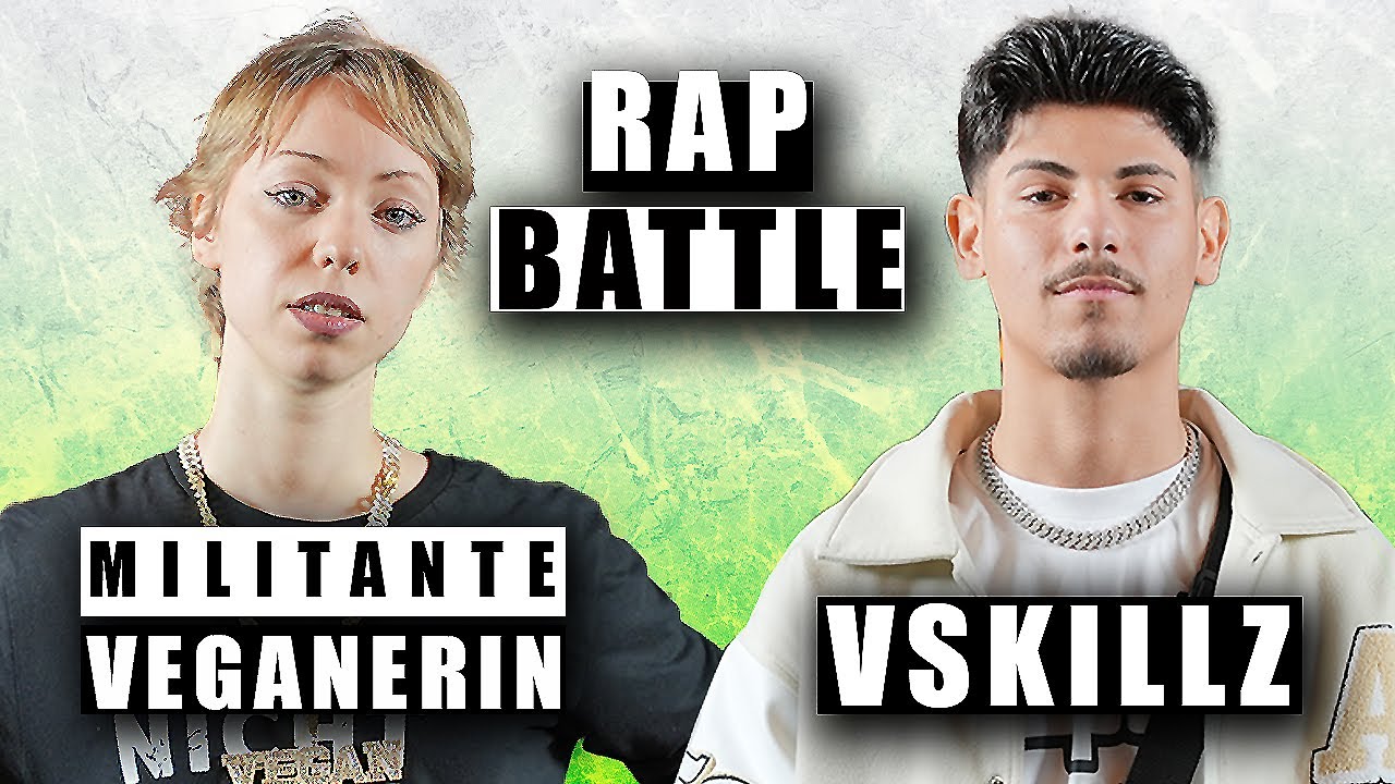 MILITANTE VEGANERIN vs. VSKILLZ (Rapbattle eskaliert) Big Difference 🔥🔥 ...