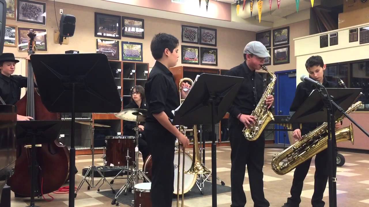 Colina Middle School Jazz Combo- "Chitlins Con Carne" - YouTube
