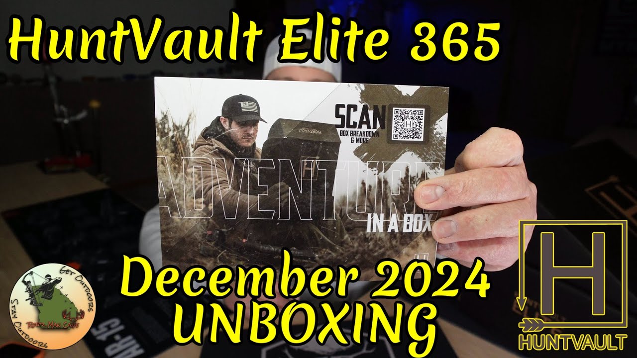 Huntvault Elite 365 | December 2024 Unboxing - YouTube