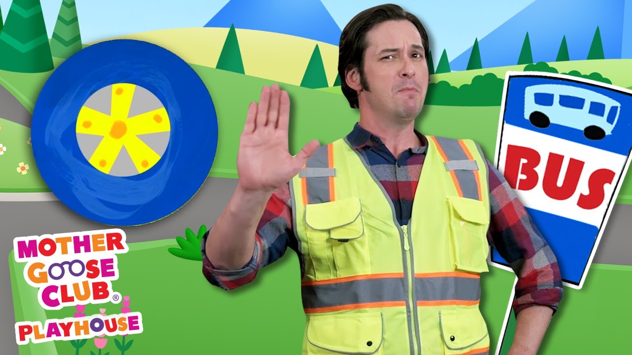 The Wheels on the Bus + More | Mother Goose Club Playhouse Songs ...