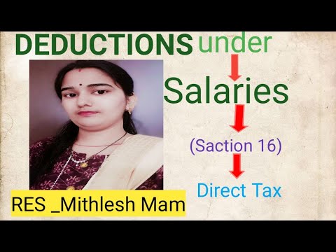 Deductions under salaries (sec. 16) Income Tax Act 1961/Deduction from ...