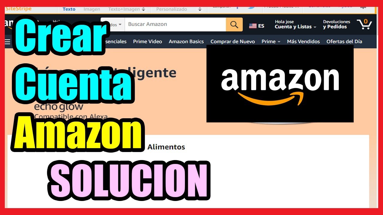 Como ABRIR una CUENTA de AMAZON I Solucion 2025 - YouTube