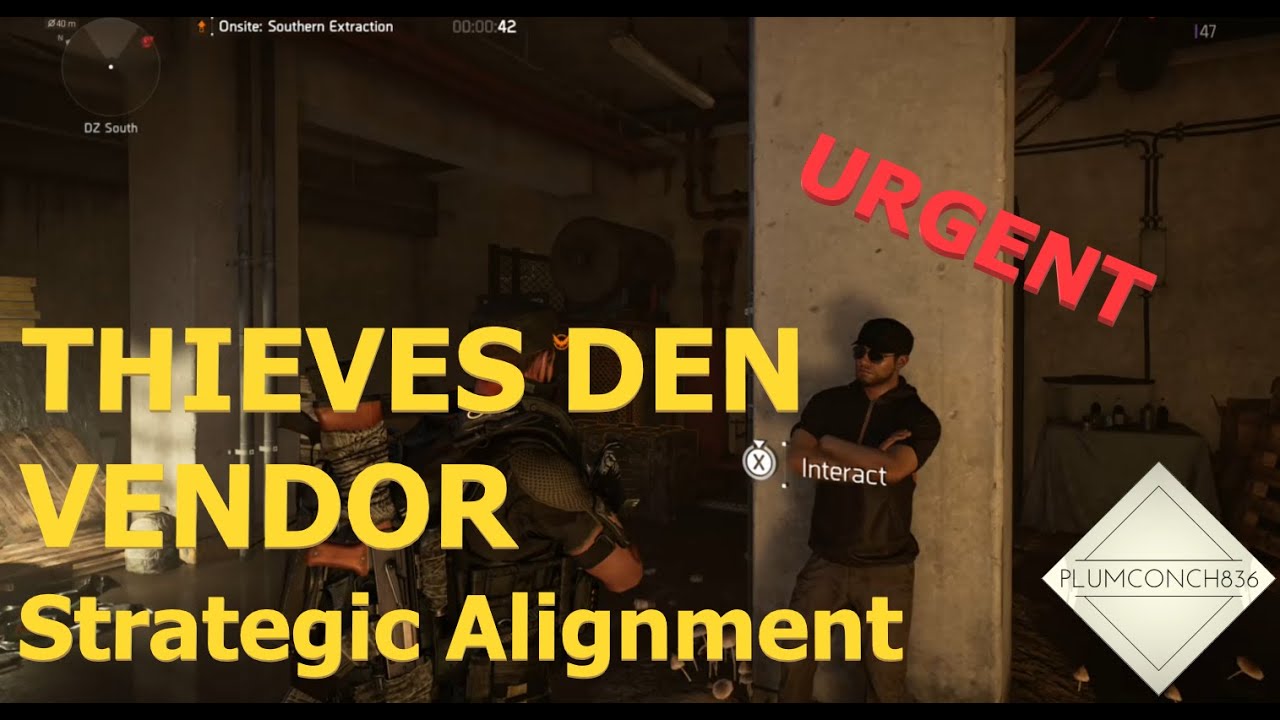 The Division 2 - THIEVES DEN VENDOR - STRATEGIC ALIGNMENT - PERFECT ...
