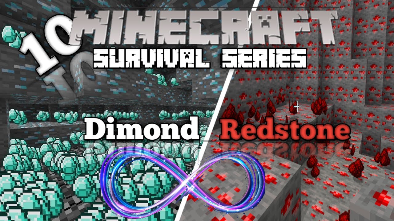Minecraft Adventures- Finding Diamonds While Searching for Redstone IN ...