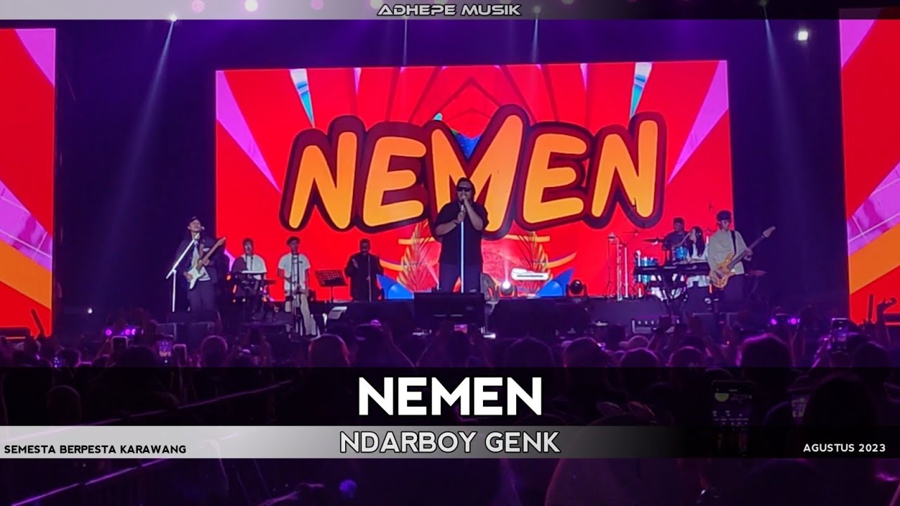 Nemen - NDARBOY Live Konser | 2023 - YouTube