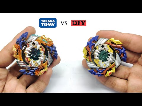 Original Geist Fafnir Vs My Diy Geist Fafnir Beyblade fight - YouTube