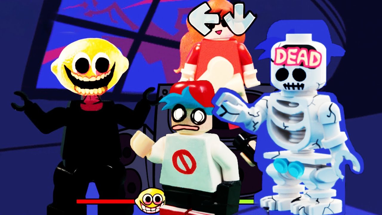 FNF - Best Game Over Screen FNF LEGO Mod - Friday Night Funkin - YouTube