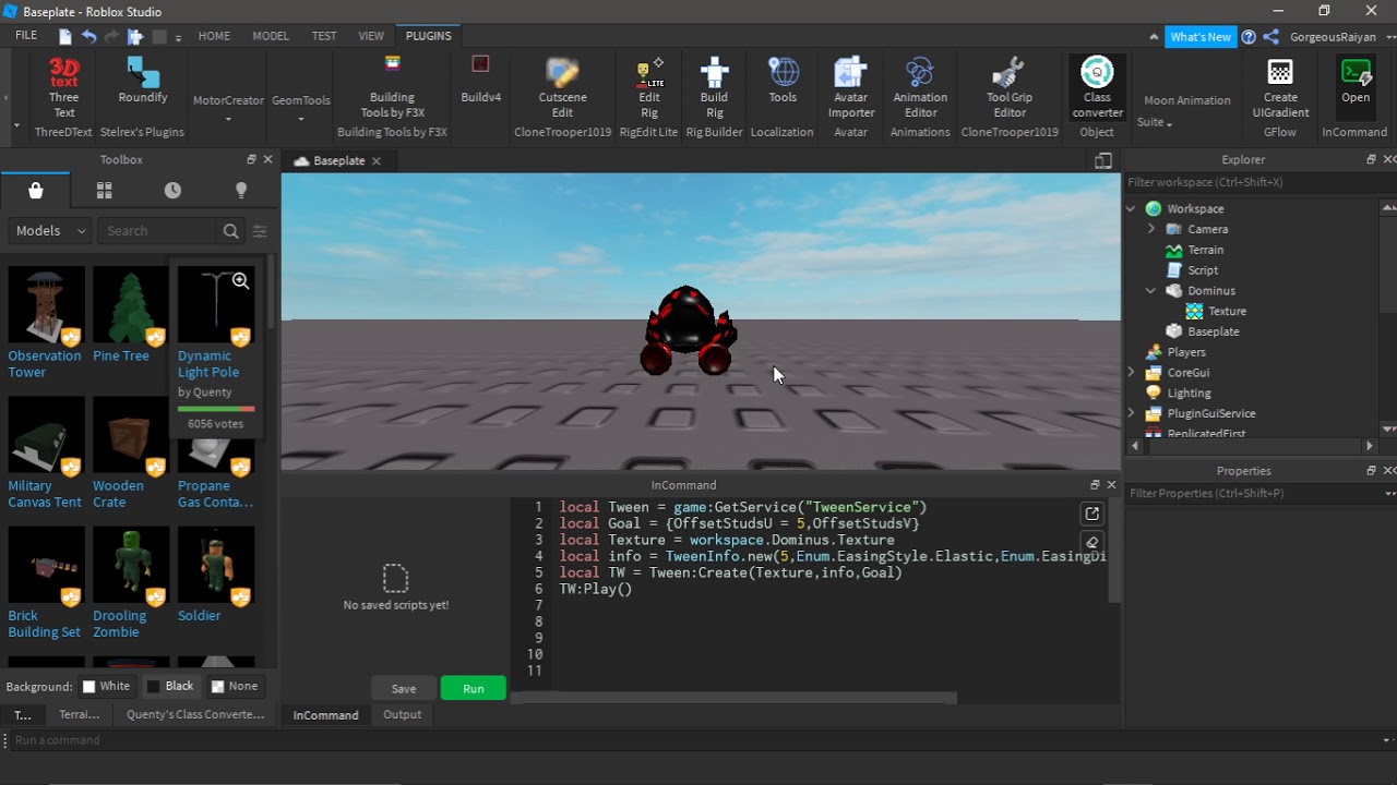 Roblox Animated texture test - YouTube