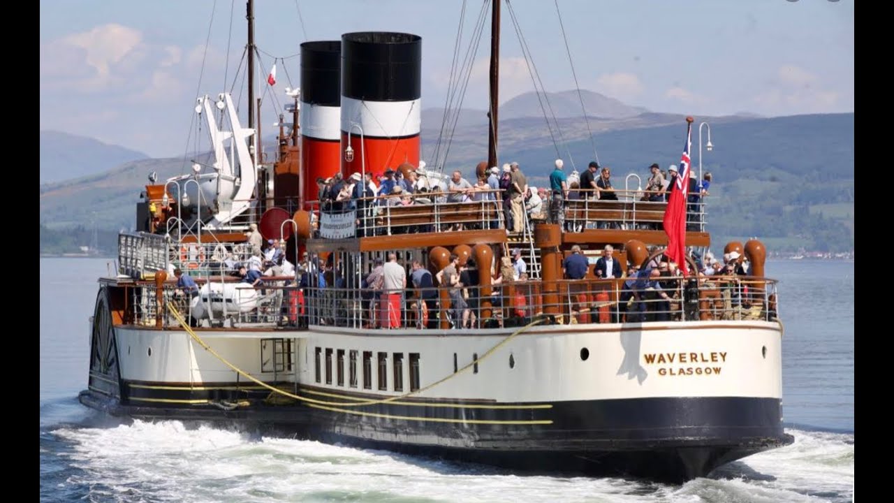 Cruise from Largs to Arran on the Waverley-World's last sea going ...