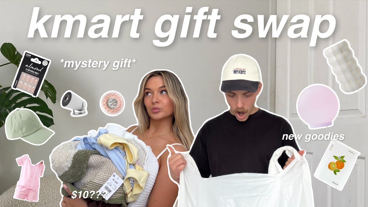 come shopping with us at KMART *gift swap challenge* - YouTube