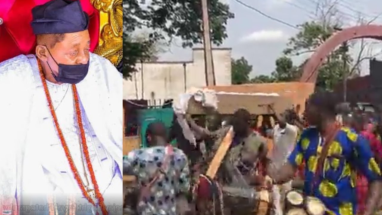 TRADITIONAL RIGHT BURIAL OF LATE OBA LAMIDI ADEYEMI THE 3rd ALAAFIN OYO ...