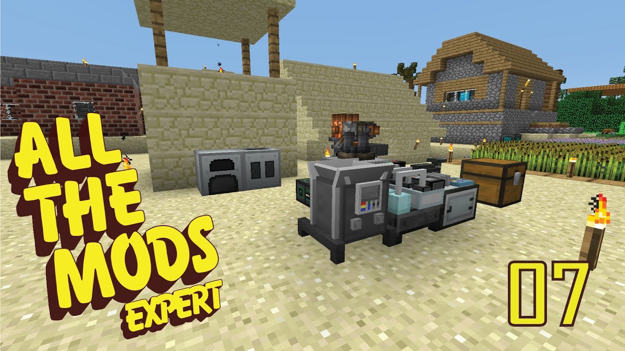 All The Mods Expert - 07 - MACHINES AND PREPARATION - YouTube