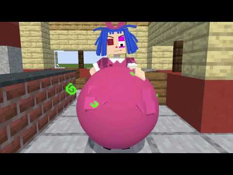 Evil Ragatha devours Ragatha - The Amazing Digital Circus (Minecraft Vore Animation)