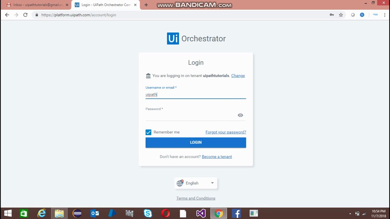 How to Create Tenant on UiPath Orchestrator - YouTube
