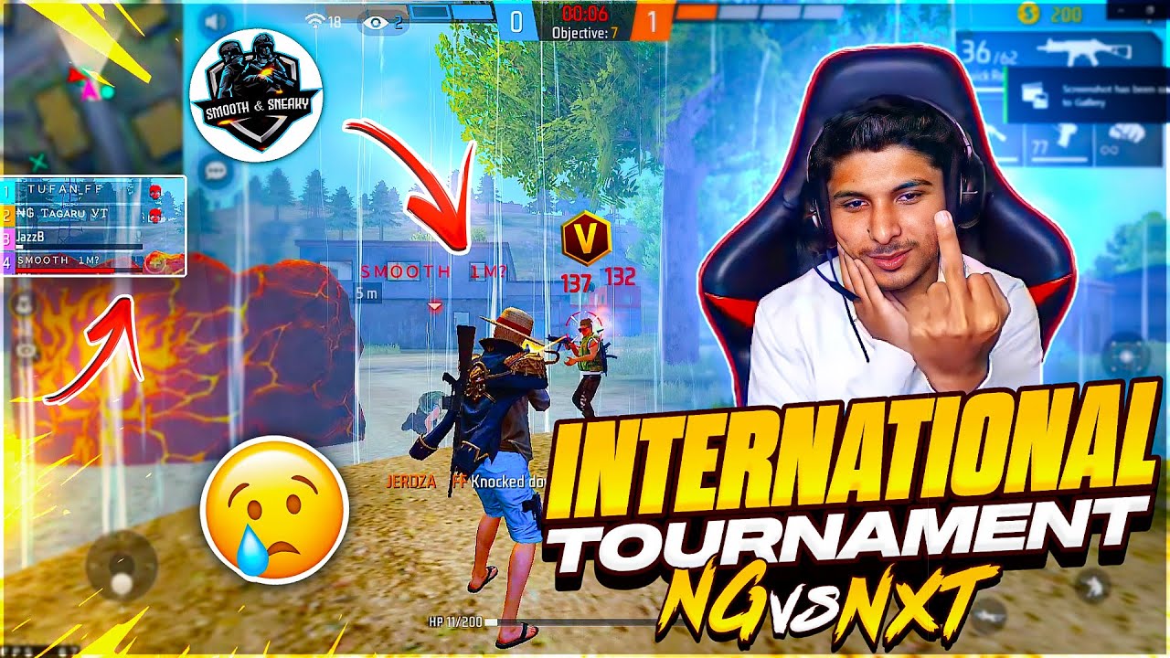 NONSTOP GAMING TORNAMENT 🔥🤯 @NonstopGaming_ REACTION | GARENA FREE FIRE ...