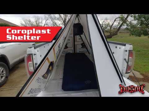 Instant Pop Up - Coroplast Shelter - YouTube