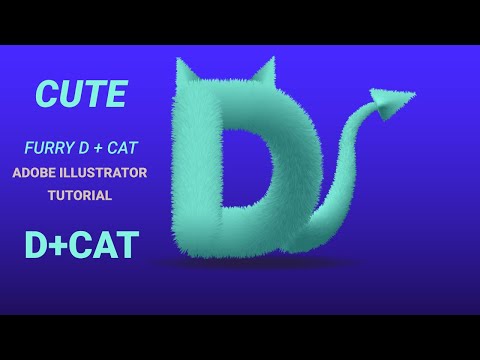 How to Create Realistic 3D Fur Effect in Adobe Illustrator Tutorial ...