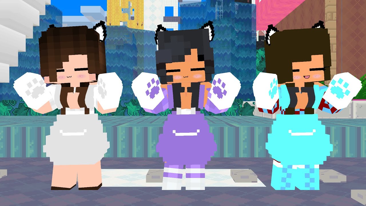 PAWS DANCE CHALLENG APHMAU 03 | MEET MEME | - MINECRAFT ANIMATION - YouTube