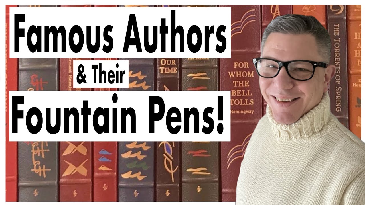 The Fountain Pens Famous Writers Use! - YouTube
