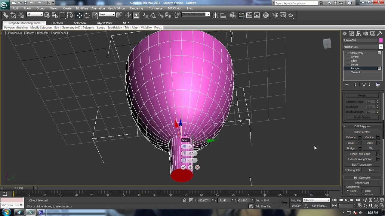 Modelling and Texturing a glass full of water in 3ds max - Part 1 - YouTube