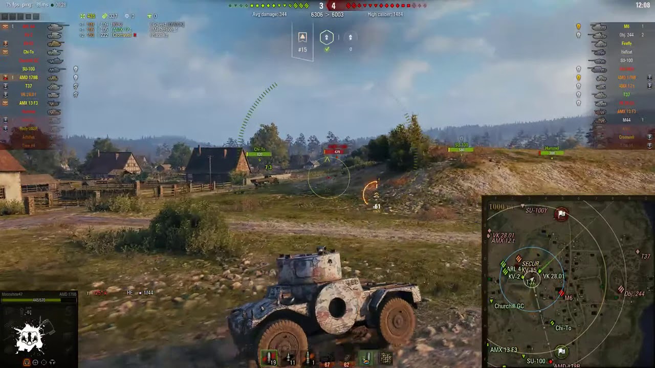 PANHARD AMD 178 B - DEAD COMMANDER - WHAT TO DO ? GREAT AMD 178 B GAMEPLAY - WOT REPLAYS - YouTube