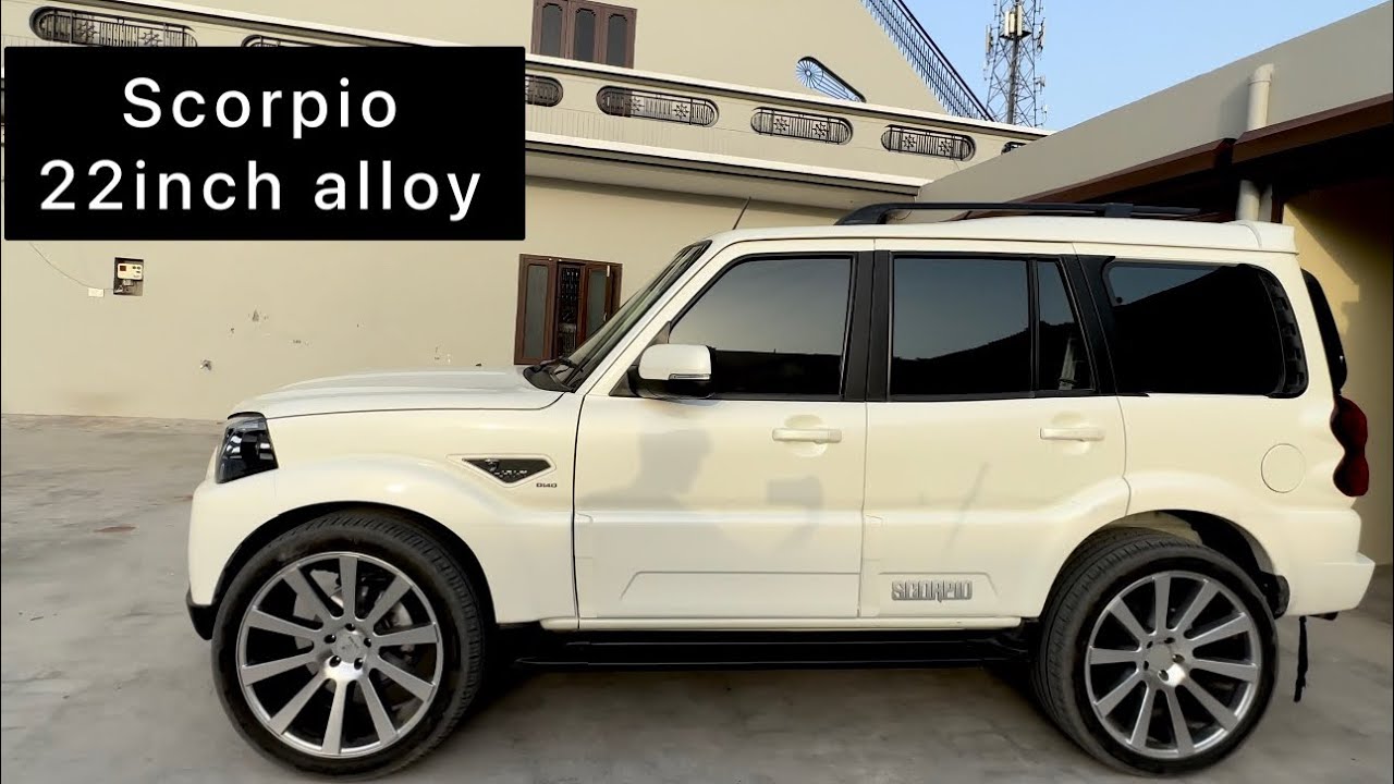Scorpio 22inch Alloy Wheels ||Modified|| - YouTube