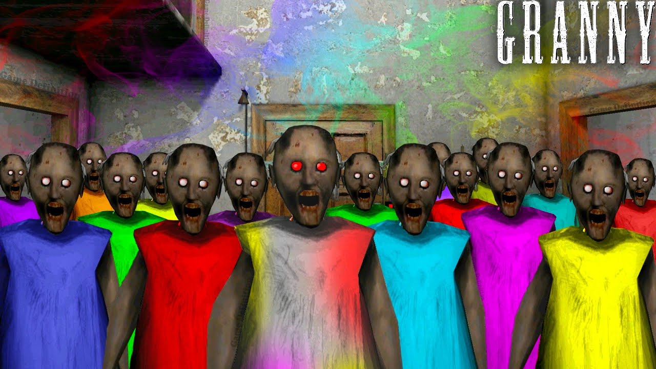 Unlimited Granny..🤯🔥| Holi Special granny game funny video game ...
