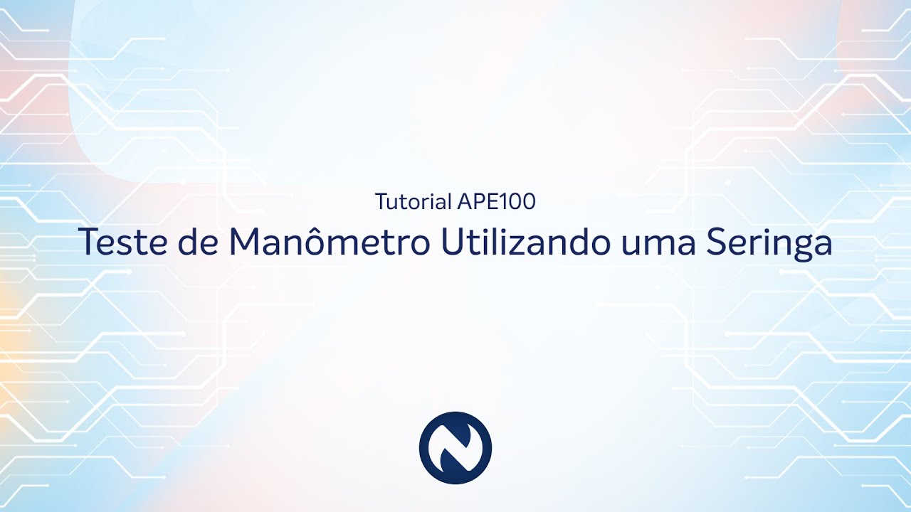 Tutorial APE100 - Teste de Manômetro Utilizando uma Seringa - YouTube