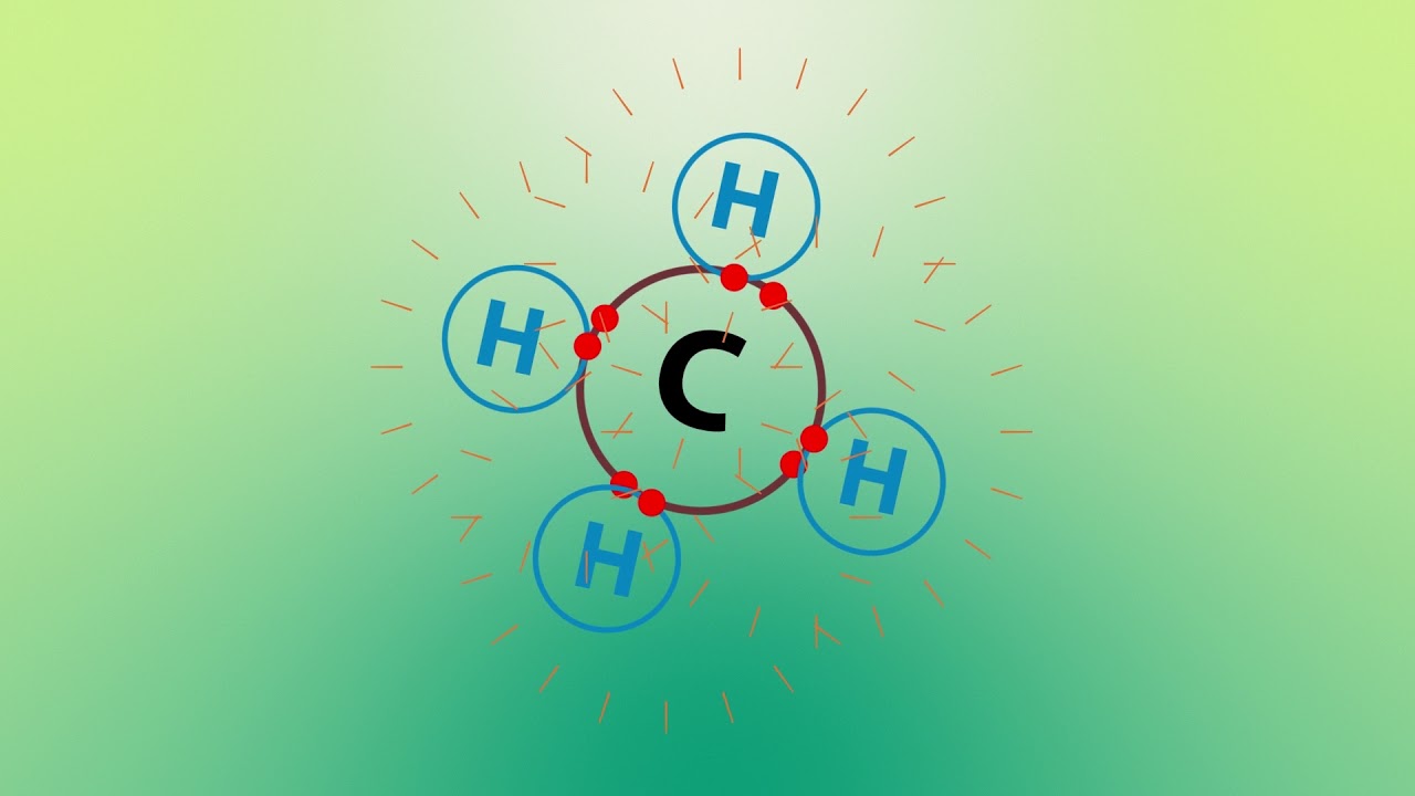 formation of covalent bond in methane molecule - YouTube