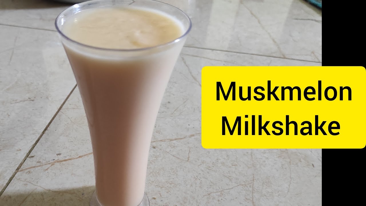 muskmelon milkshake recipe|muskmelon shake #muskmelonmilkshake # ...