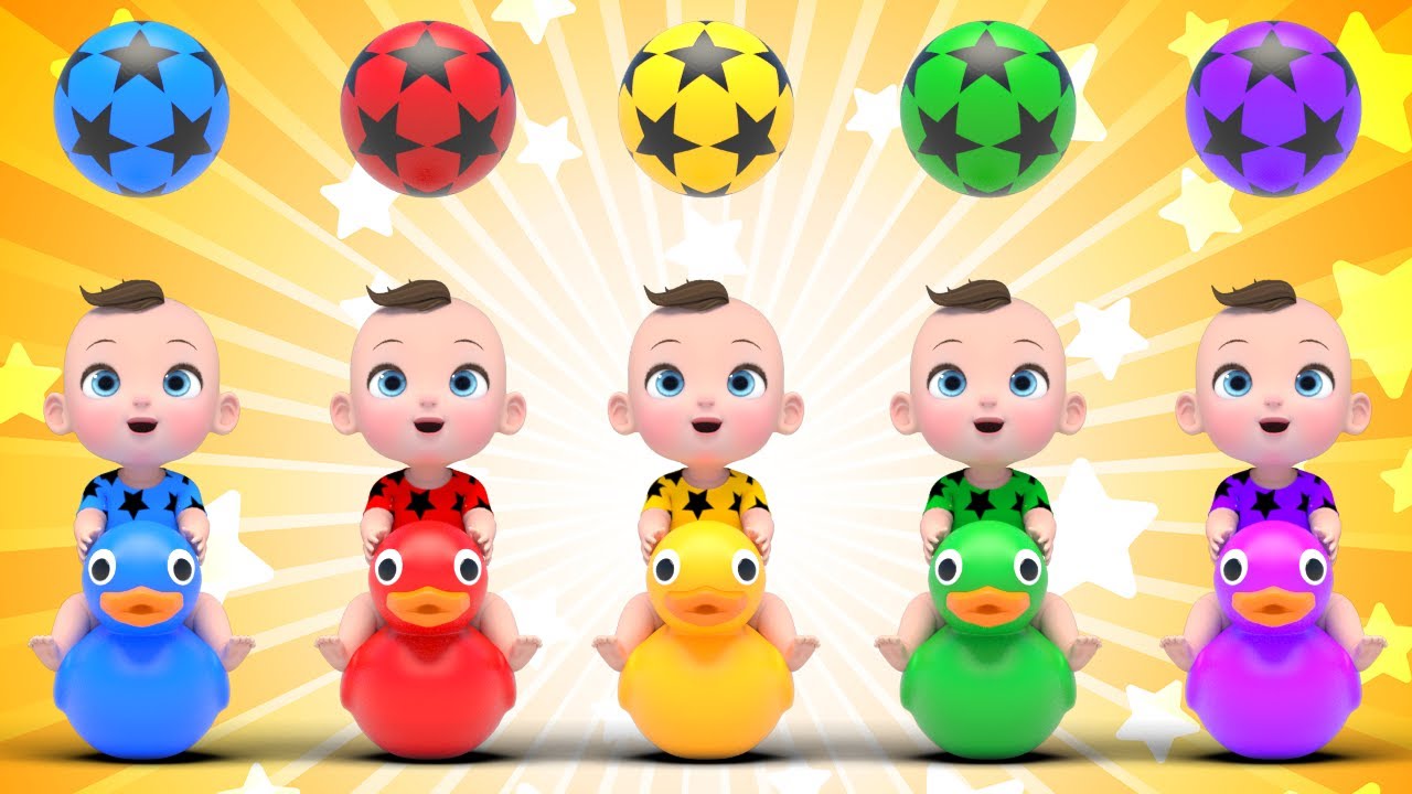 Jumping on a duck & The Boo Boo | Nursery Rhymes & Kids Songs ...