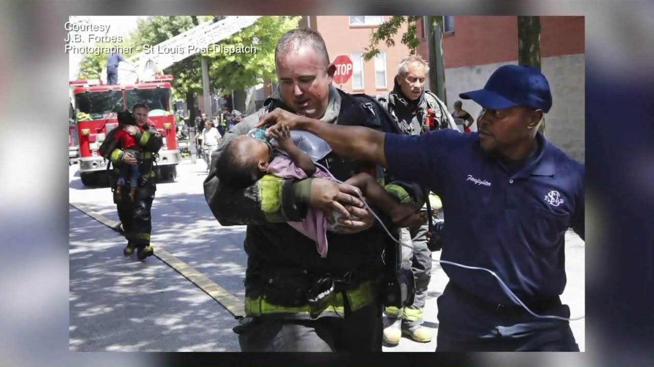 Firefighters Honored for Saving Kids Left Home Alone During House Fire ...