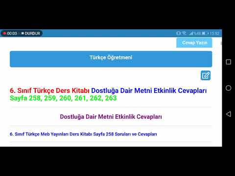 6. Sınıf Türkçe Meb Yayınları Sayfa 258 259 260 261 262 263