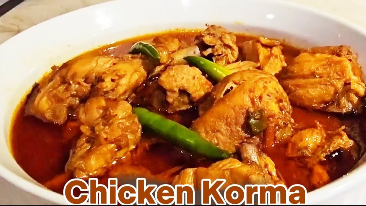 Chicken Korma Recipe | Juicy | Flavorful | Full Of Spices | By Aisha ...