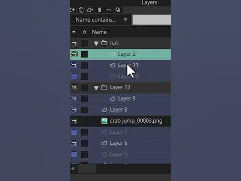 How to make sure a layer is inside a group in Moho #shorts - YouTube