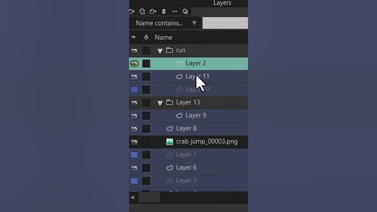 How to make sure a layer is inside a group in Moho #shorts - YouTube