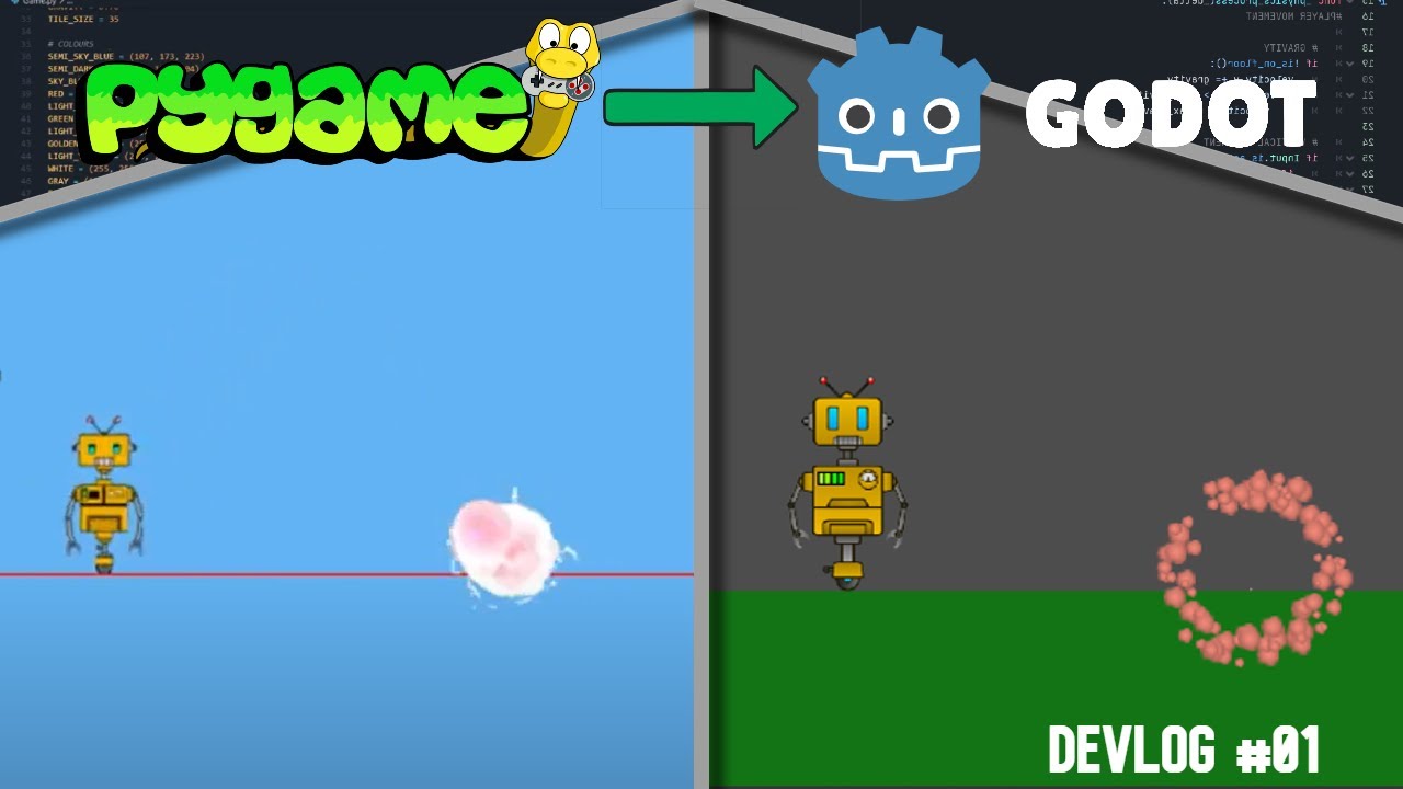 Remaking My Pygame Project In Godot Devlog 01 Youtube 1005