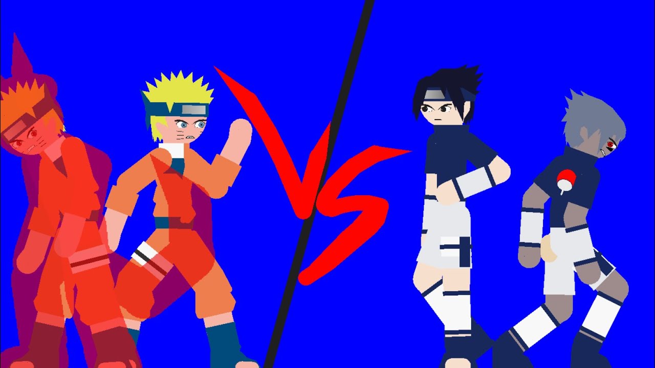 Kid Naruto vs Kid Sasuke Final valley (Stick nodes) - YouTube