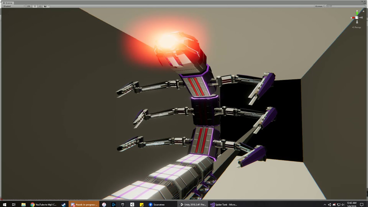 Millipede Boss Procedural Animation Test - YouTube