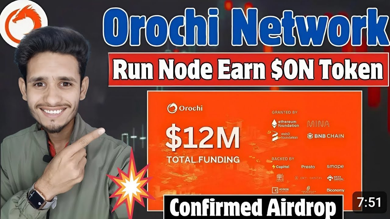 Orochi Network New Airdrop | $12 Million Funding, Run Node Earn $ON ...