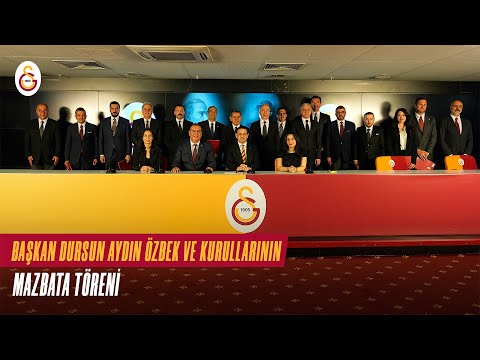 🔴 Galatasaray SK Başkanı Dursun Aydın Özbek ve kurullarının Mazbata Töreni gerçekleştirildi