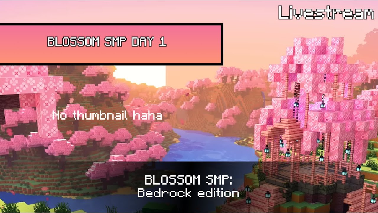BLOSSOM SMP DAY 1 | Blossom SMP [Day 1] (Minecraft Bedrock) - YouTube