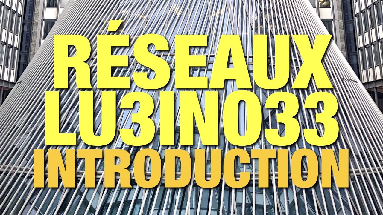 Cours 01 - Introduction - YouTube
