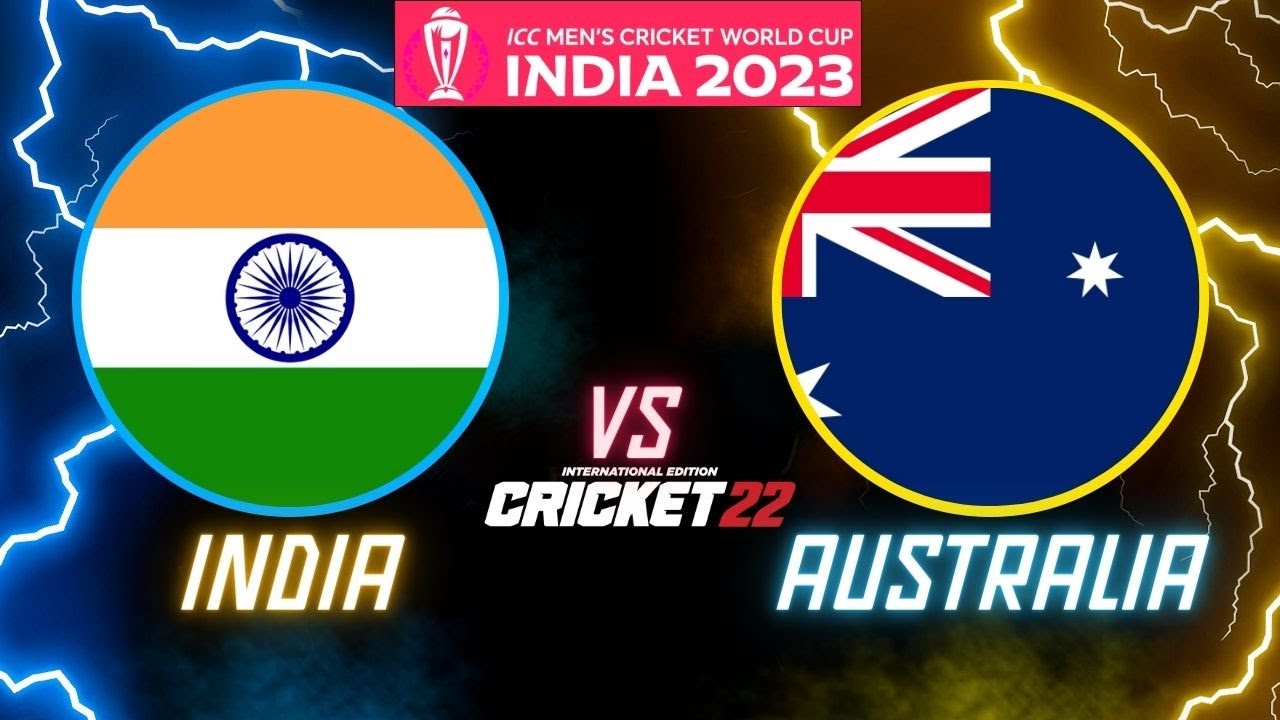 Highlights: India vs Australia ICC WC23 Match 5 via Cricket 22 - YouTube